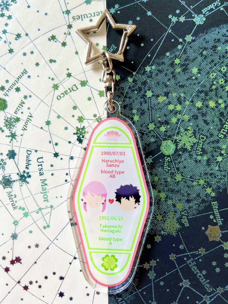 【サン武】モーテル風アクリルキーホルダー - baby7 - BOOTH