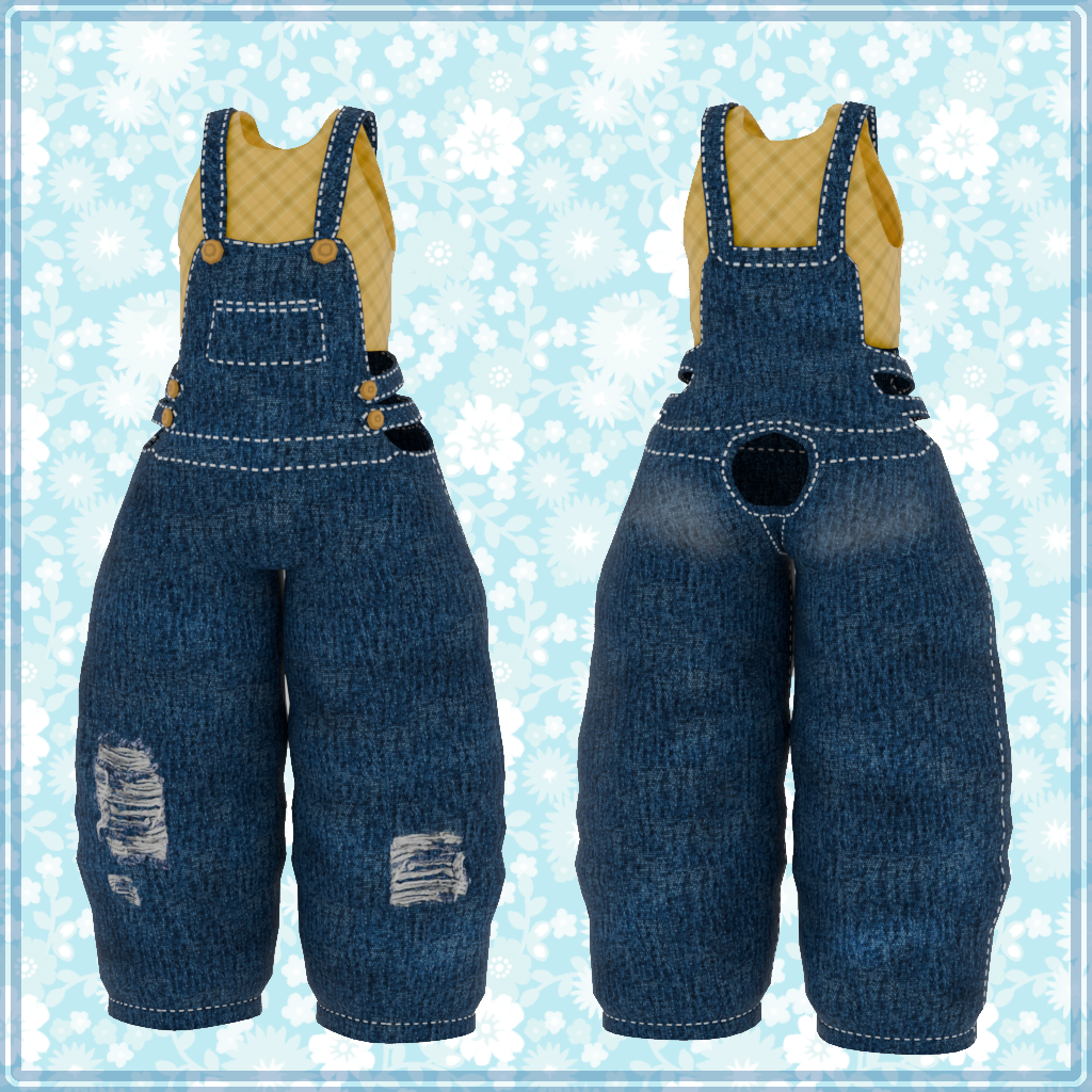 ノエル - Nole - overalls (オーバーオール) - 狐のあしあと - BOOTH