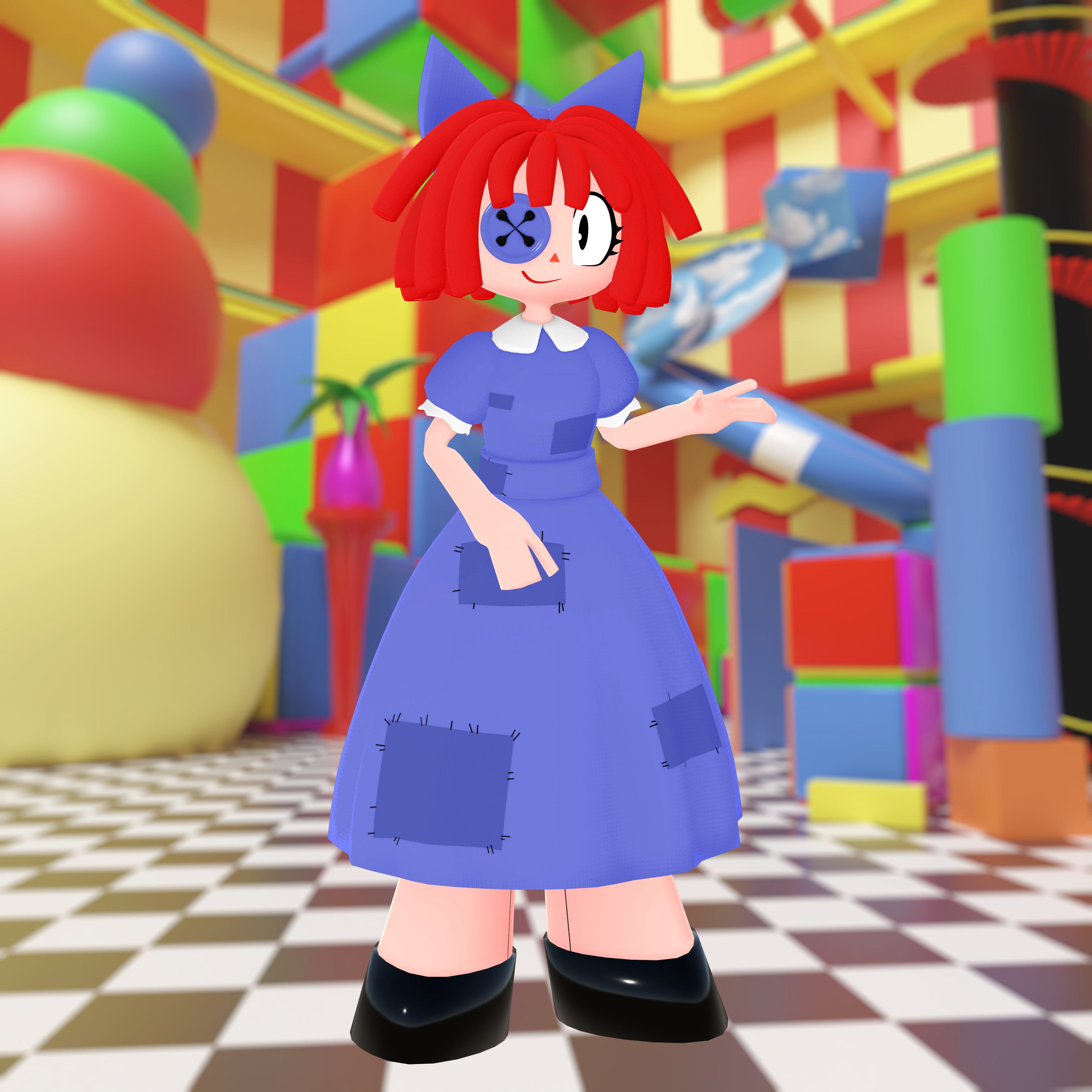 Ragatha (3D Model + VRchat Avatar) - Voidcake - BOOTH