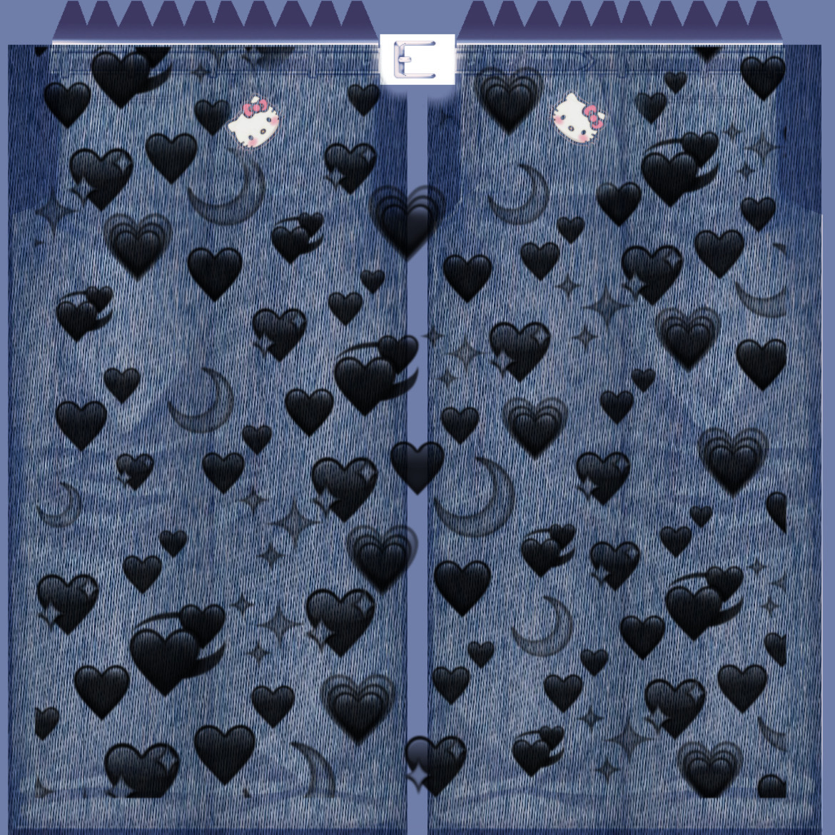 VRoid Clothes - Jeans Pants Bottoms 6 Pack - Venus Variation Designs ...