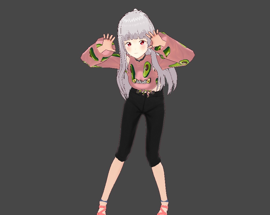 Free VRoid Shirt Avocado Top - Venus Variation Designs - BOOTH