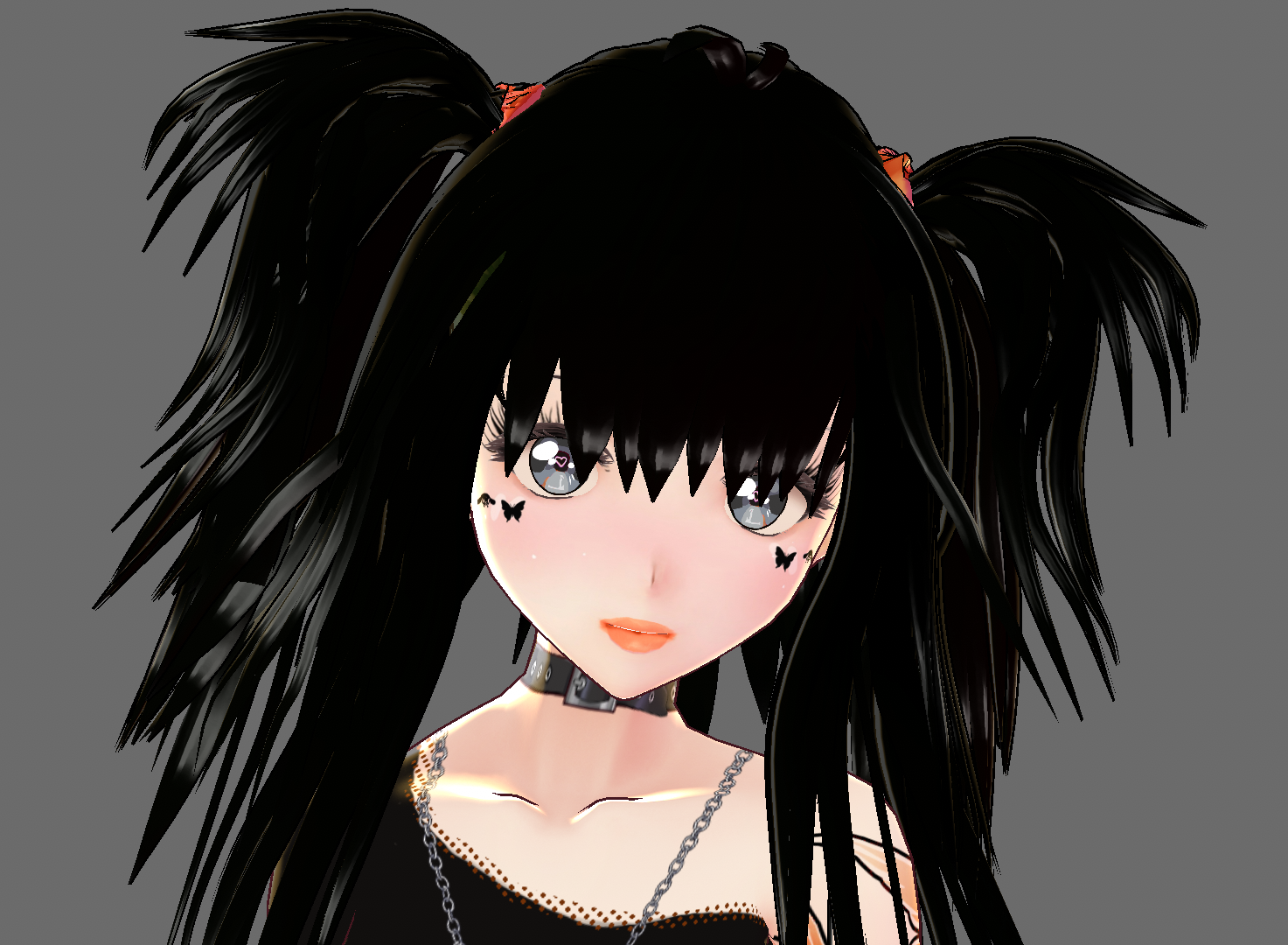 VRoid Hair - Pigtails Hairstyle - Artfly Dramatic Pigtails - Venus ...