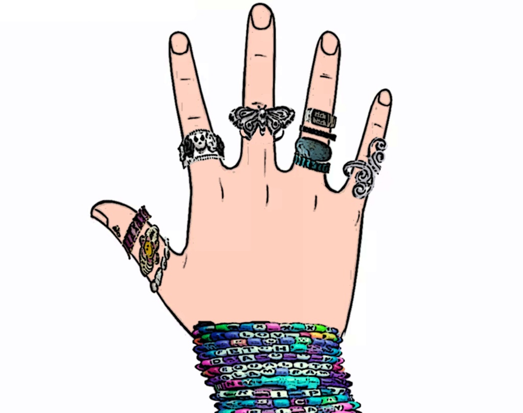 VRoid Jewelry Accessories - Rings Set - Venus Variation Designs - BOOTH