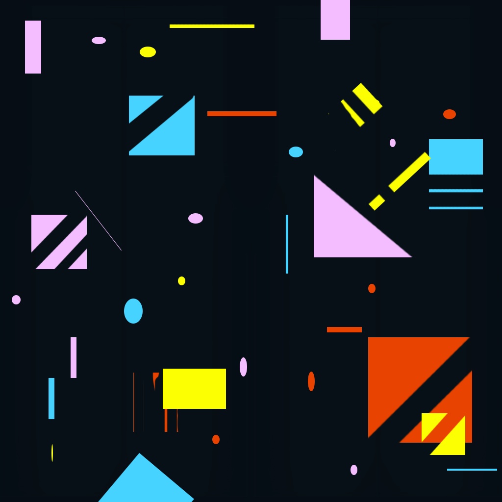 VRoid Pants/Jean Texture Rainbow Pants - Venus Variation Designs - BOOTH