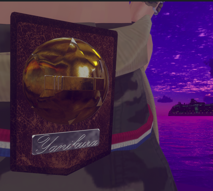 【VRChat向け】スモーカーズ・シェリフバッジ (Smoker's Sheriff Badge) - 角のたばこ屋 - BOOTH