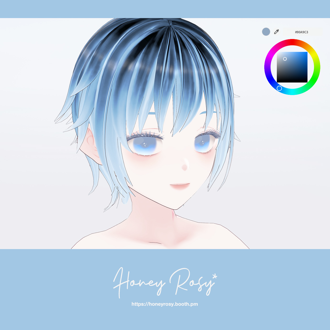 [無料あり/free sample]【VRoid】Balayage Hair Textures&Highlight 髪のテクスチャ&ハイライト ...