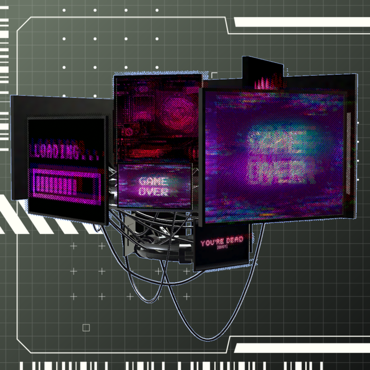 【3Color】Neon Monitor Halo - AquaPixel - BOOTH