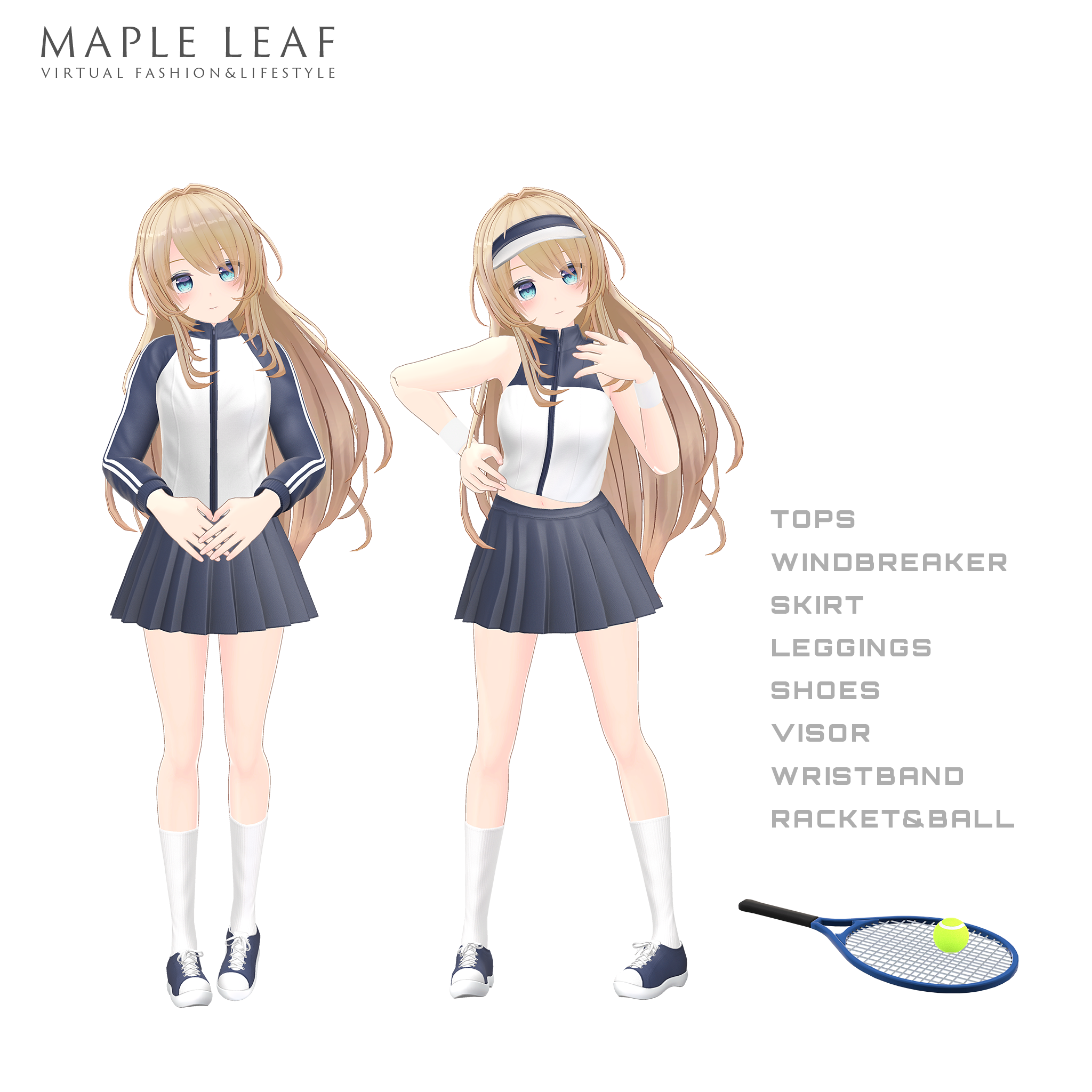 【20アバター対応】アクティブウェア - MAPLE LEAF - BOOTH