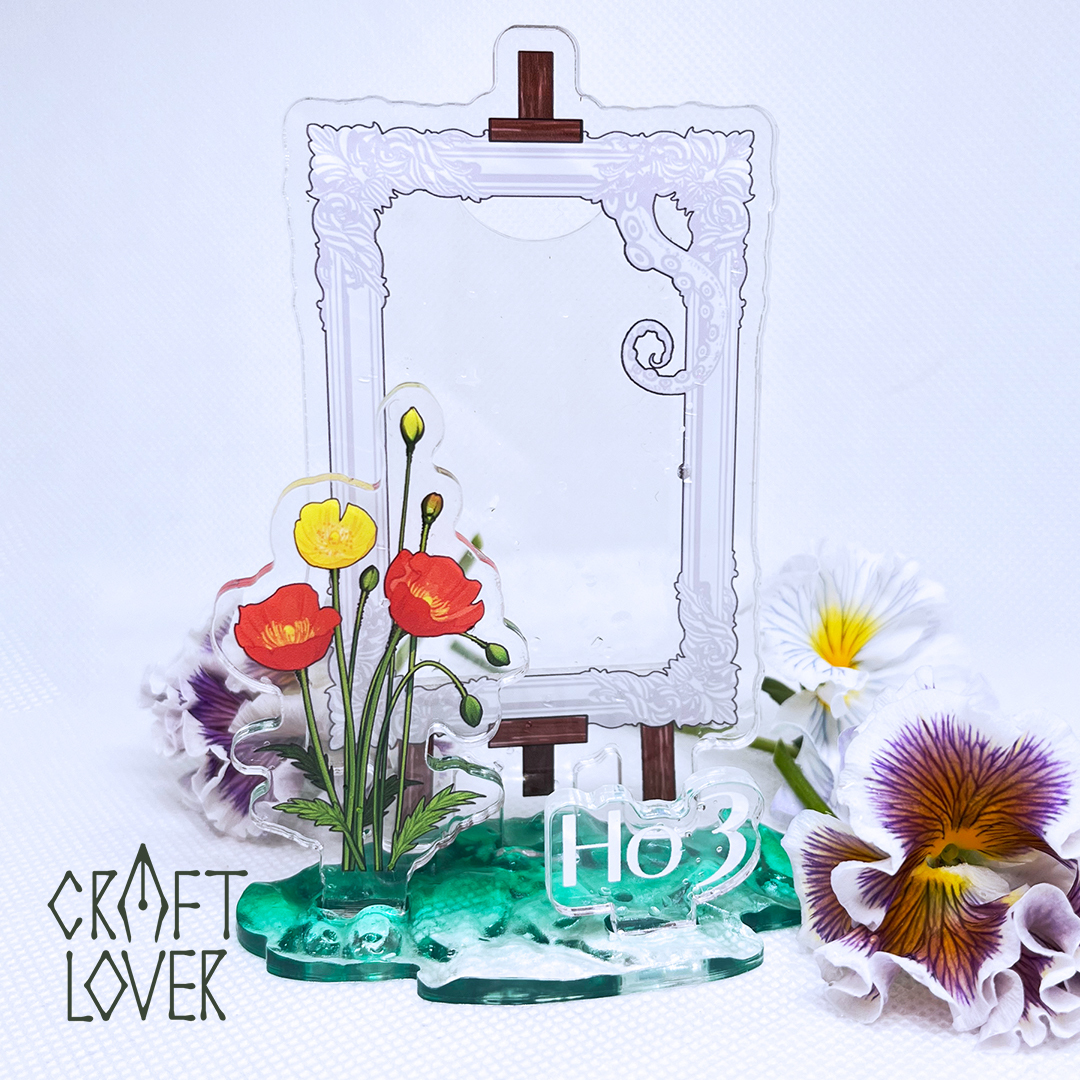 【君への肖像】アクリルPCカードホルダー - craftlover-手芸恋人 - BOOTH