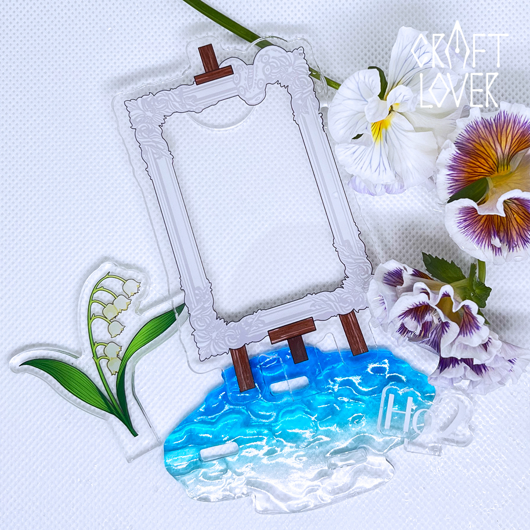 【君への肖像】アクリルPCカードホルダー - craftlover-手芸恋人 - BOOTH