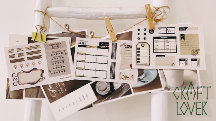 COCTRPG記録シール - craftlover-手芸恋人 - BOOTH