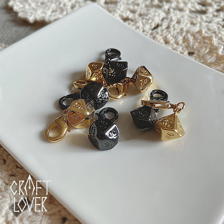 20面ダイスのストラップ - craftlover-手芸恋人 - BOOTH