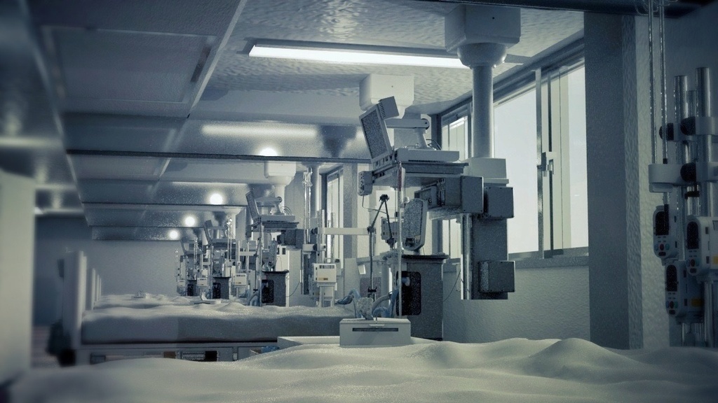 【3Dモデル】集中治療室（ICU） - ハクセキセレクション - BOOTH