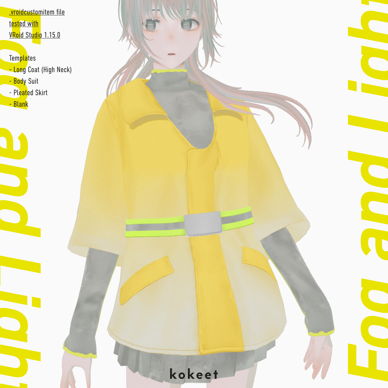 Fog and Lights #VRoid #kokeet - kokeet - BOOTH