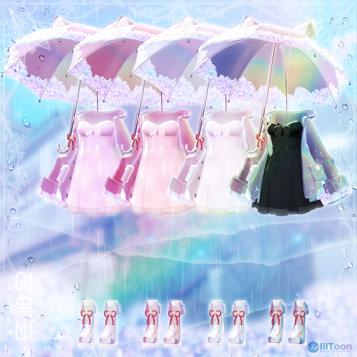 【10アバター対応】FoxRain ☂(translucent raincoat-style dress) | RipperStore Forums
