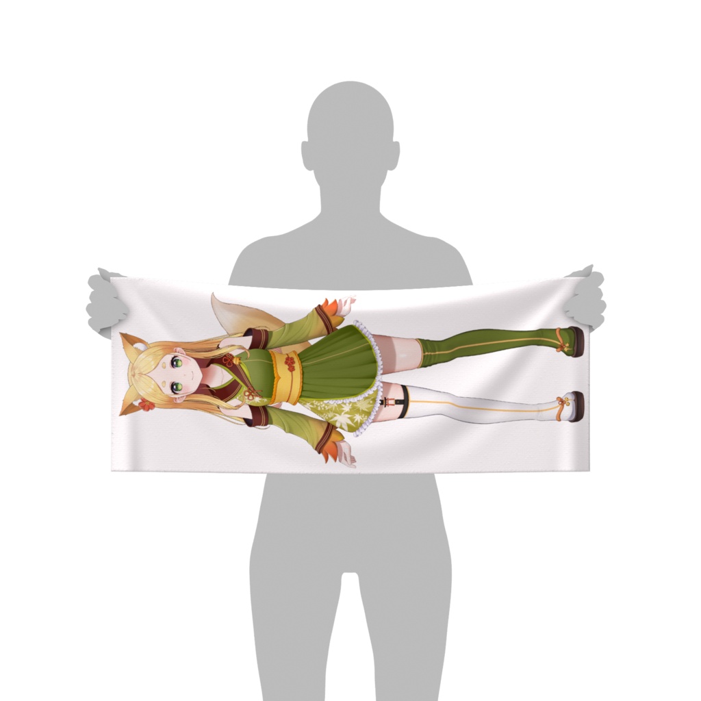 フェイスタオル_通常稲鈴（84 × 34cm） - おおきにiNARI - BOOTH