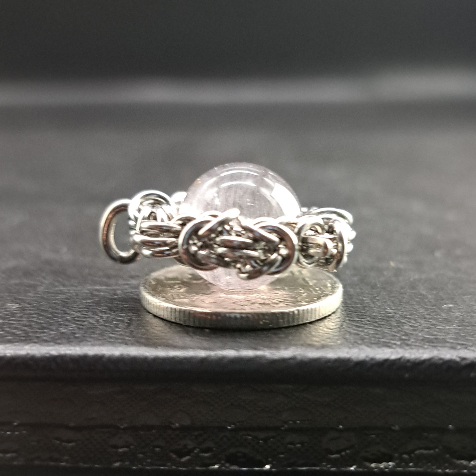 花火のような輝き! ゲーサイトインクオーツ ペンダントトップ - shinaccessory - BOOTH