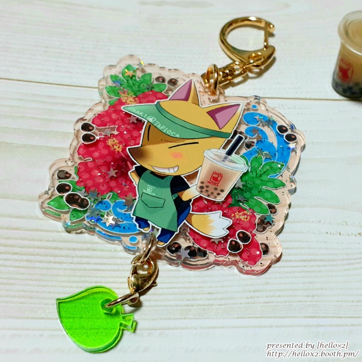 つねきち＆タピオカアクリルキーホルダー - hello×2 - BOOTH