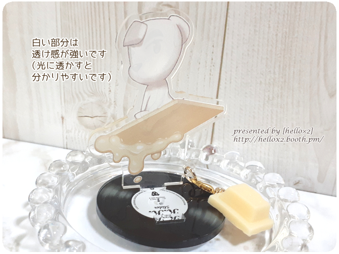 とたけけ＆ホワイトチョコのアクリルフィギュア - hello×2 - BOOTH