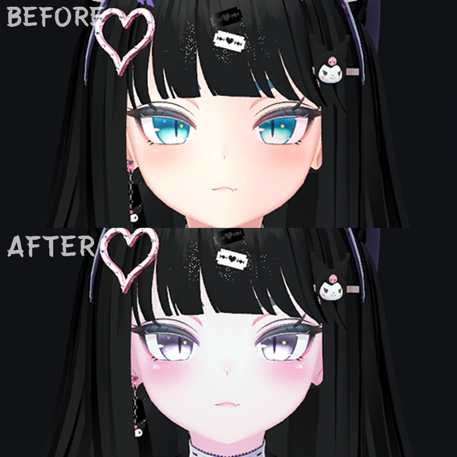 【竜胆専用】Rindo Bishoujo Makeup Texture 竜胆美少女メイク テクスチャ - licca77 - BOOTH