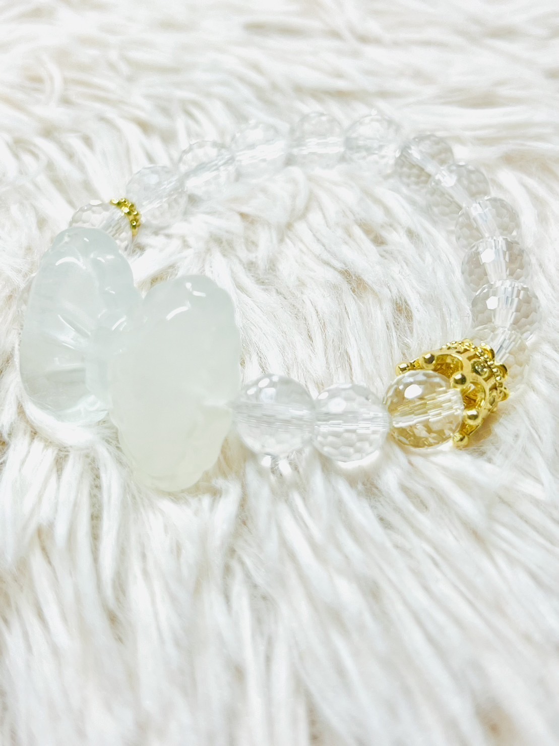 「Fluorite ribbon🎀：Clear Quartz」 - 「I am」 - BOOTH