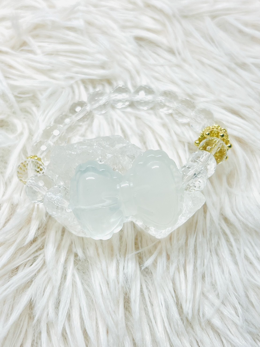 「Fluorite ribbon🎀：Clear Quartz」 - 「I am」 - BOOTH