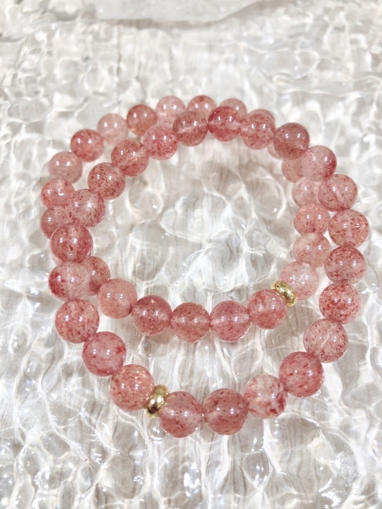 「pink epidote：mica入り：African strawberry quartz🍓」 - 「I am」 - BOOTH