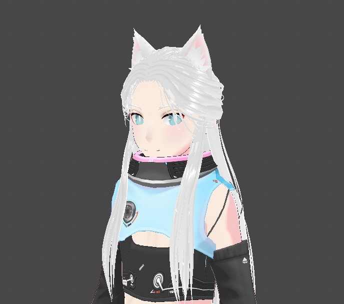 cat boy model (shiro) - kitsune kemo - BOOTH