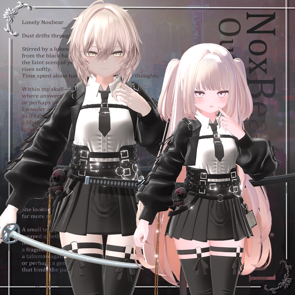 【18アバター以上対応💖 】3D衣装『NoxBear Tactical Outfit』【VRChat想定】 #Millenoa ...