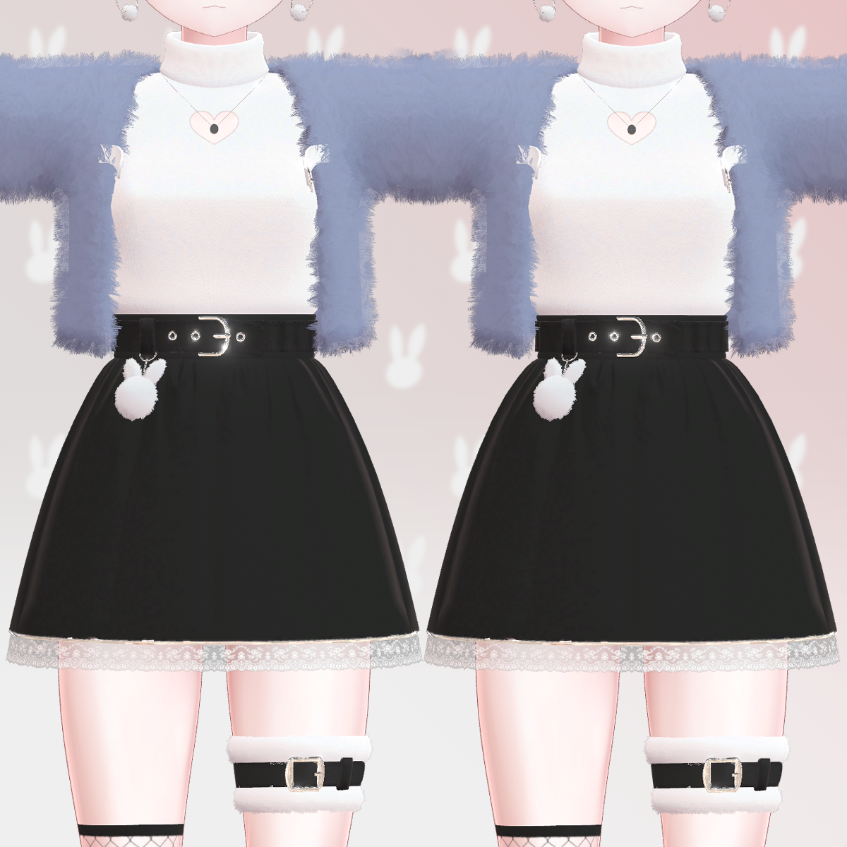 [VRCHAT]ユギ, ミヨ_Rabbit Foam - Saki# - BOOTH