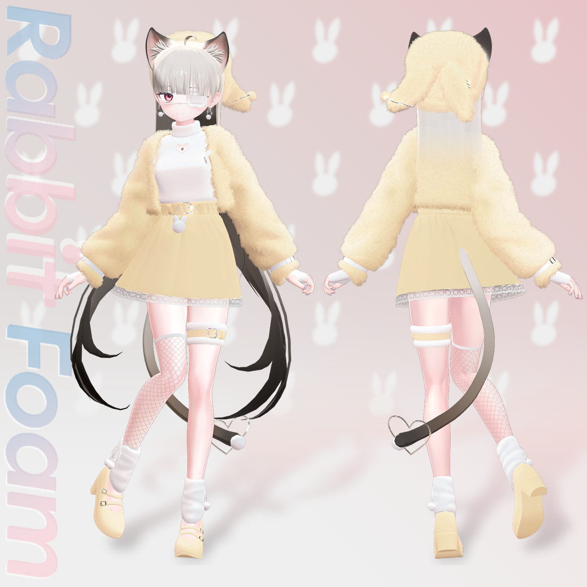 [VRCHAT]ユギ, ミヨ_Rabbit Foam - Saki# - BOOTH