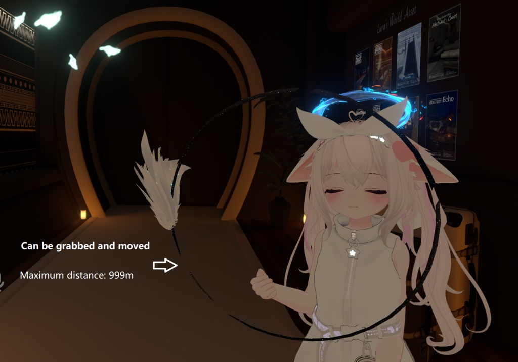 [vrchat] 無料 Wing halo ウイングリング Phys Bone対応 - 小松の雑貨屋 - BOOTH