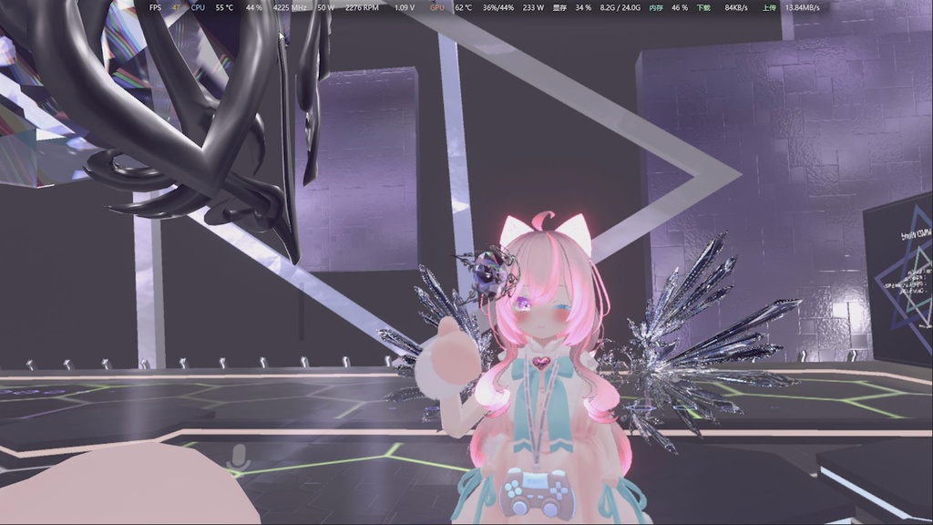 [vrchat] 水晶の翼と水晶の王冠 crystal wings and crystal crown Phys Bone対応 - 小松の雑貨 ...