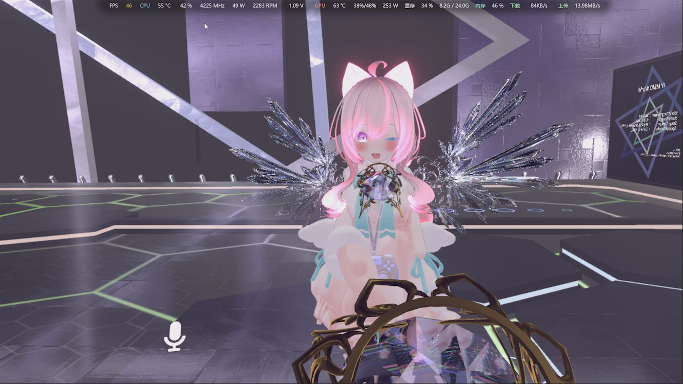 [vrchat] 水晶の翼と水晶の王冠 crystal wings and crystal crown Phys Bone対応 - 小松の雑貨 ...