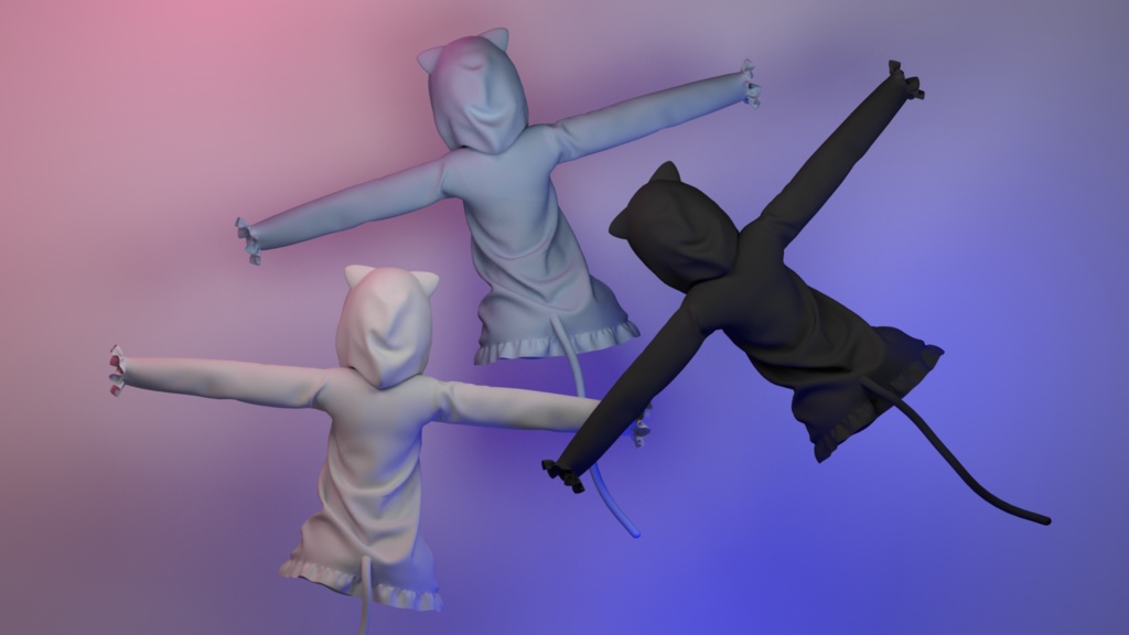 Cat Hoodie [VRChat] - zeitvr - BOOTH