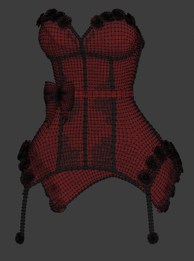 Corset and Panties [VRChat] - zeitvr - BOOTH