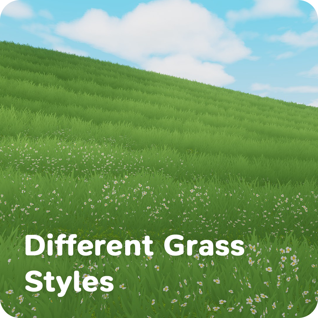 GPU Infinite Grass - 軽量高速GPU草描画システム - RED_SIM - BOOTH