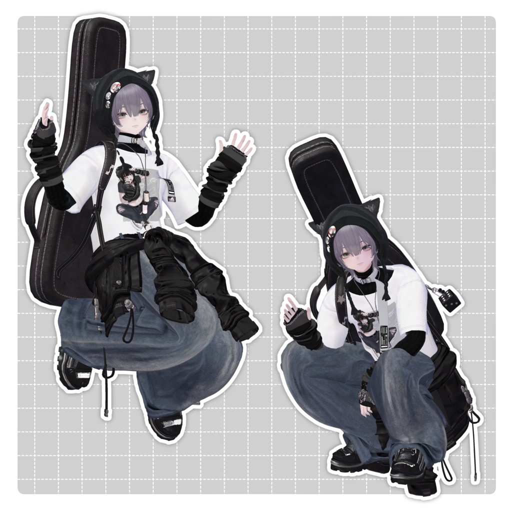 【無料/FREE】ポーズアニメーション集（7） - めりPOSITORY - BOOTH