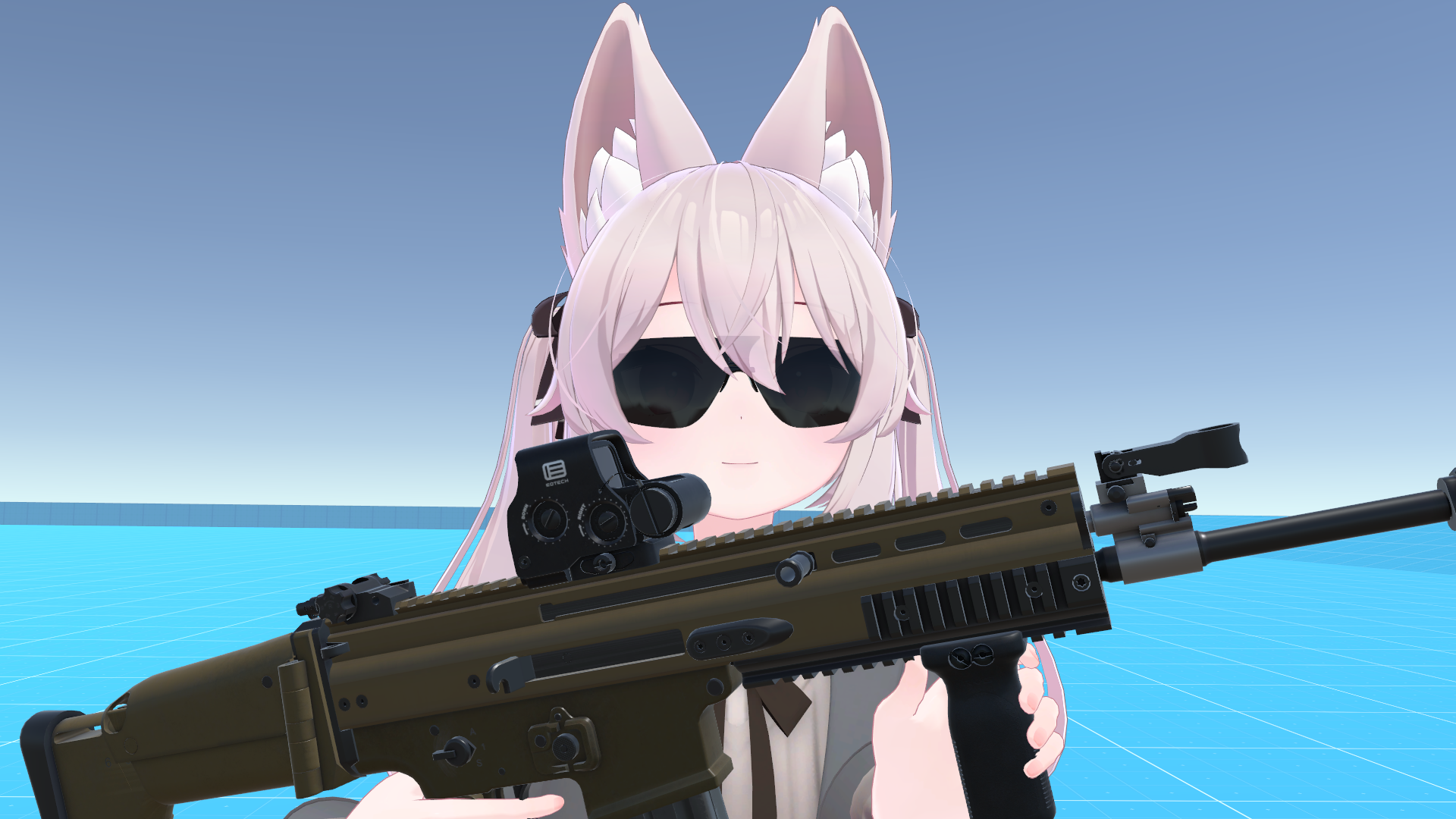 【VRChat想定】FN SCAR-L - #ATGunWorks - BOOTH