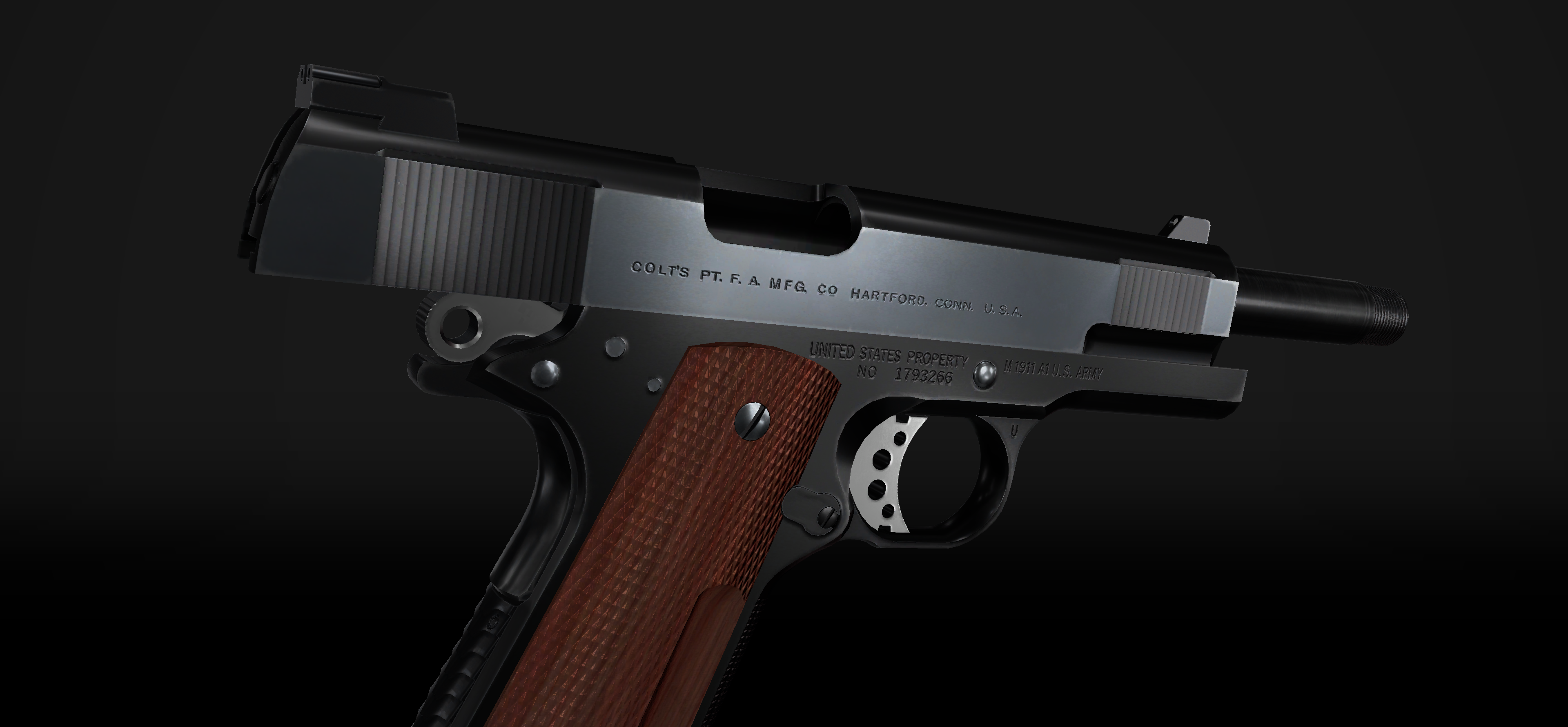 【VRChat想定】Colt M1911A1 SNAKE Δ - #ATGunWorks - BOOTH