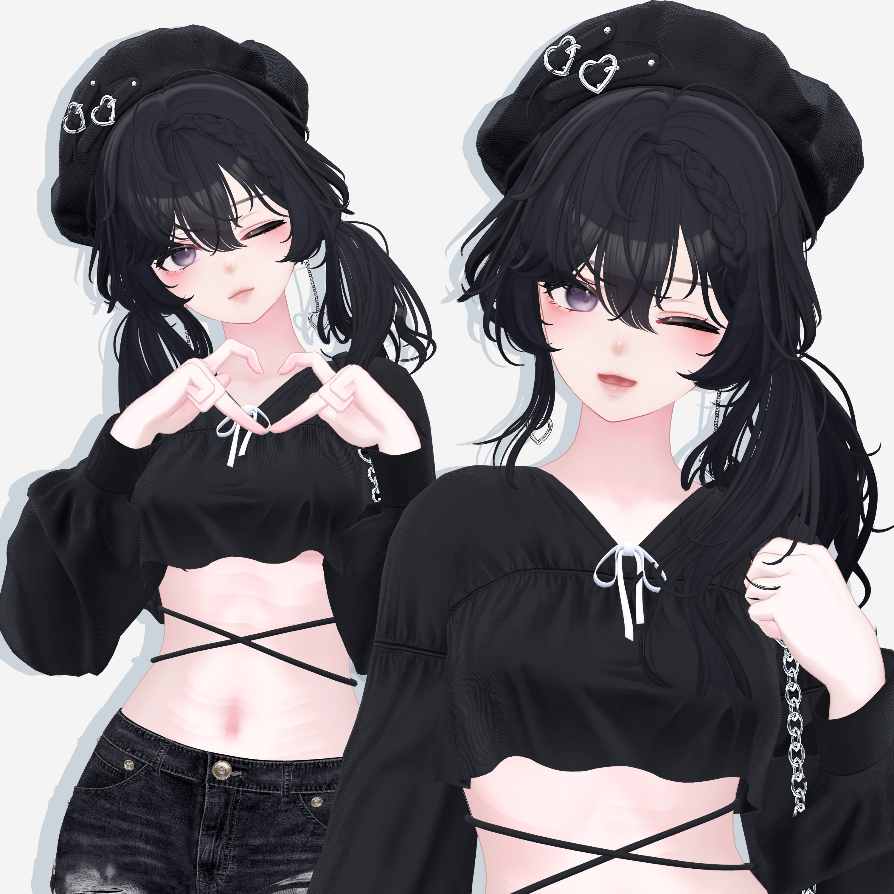 【9 avatars】【VRC Hair】♥ Muffin_Hair ♥ - Nanaha - BOOTH