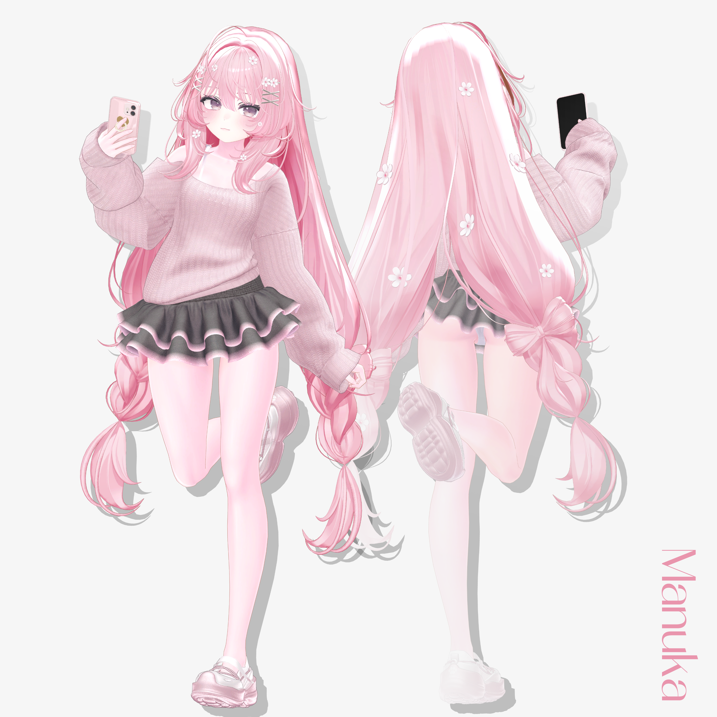 【9 avatars】【VRC Hair】♥ Daisy_Hair ♥ - Nanaha - BOOTH
