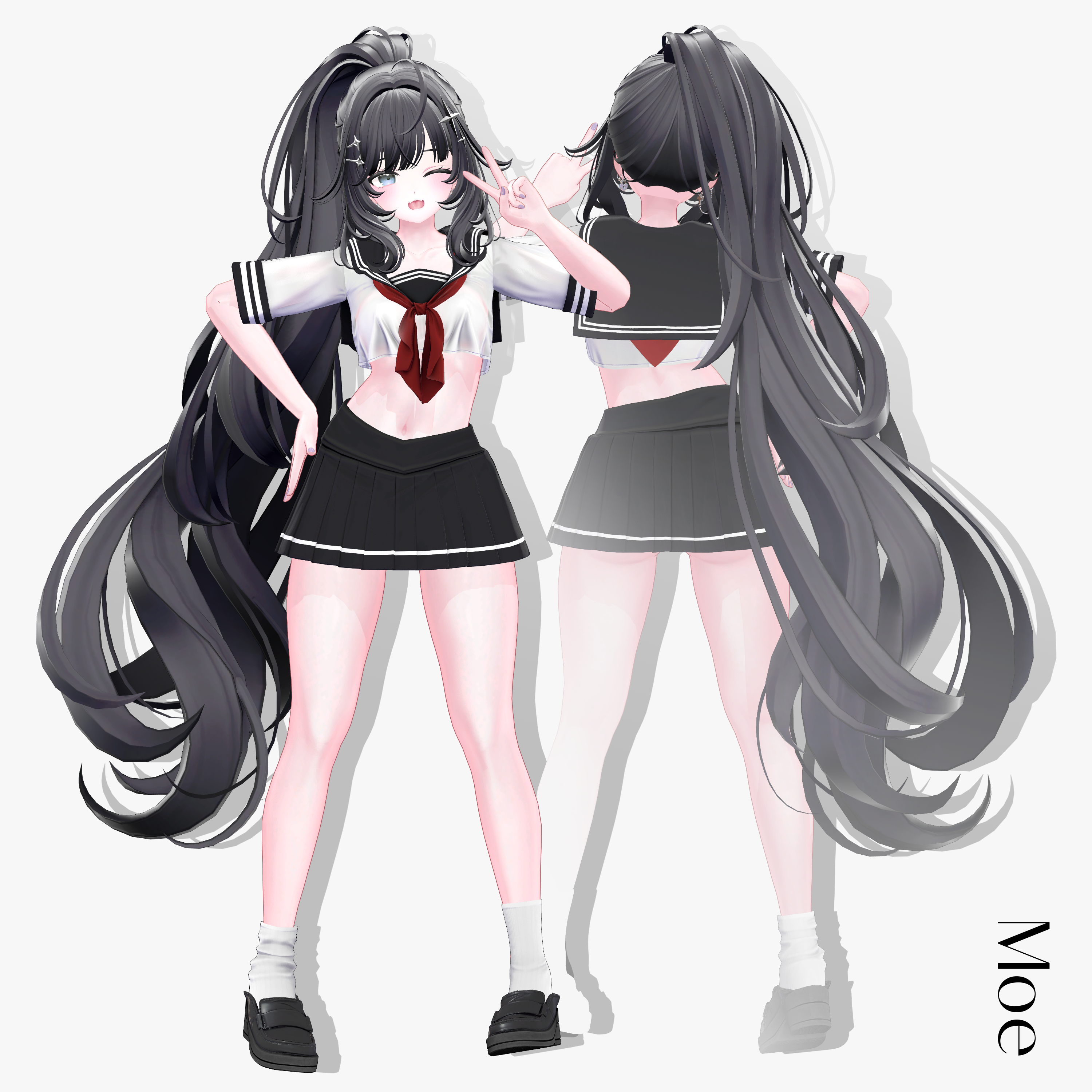 【8 avatars】【VRC Hair】♥ Oscar_Hair ♥ - Nanaha - BOOTH