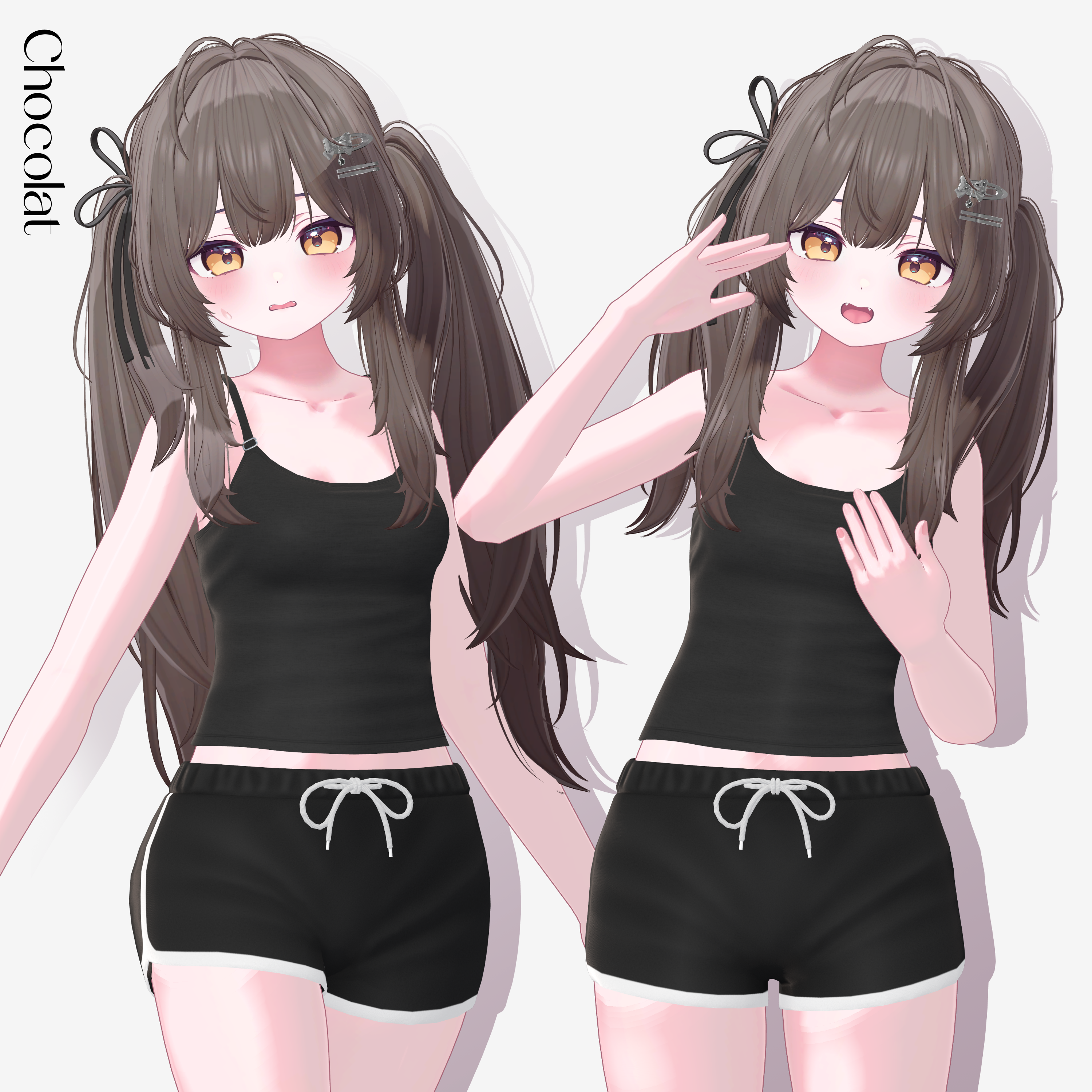 【7 avatars】【VRC Hair】♥ Haze_Hair ♥ - Nanaha - BOOTH