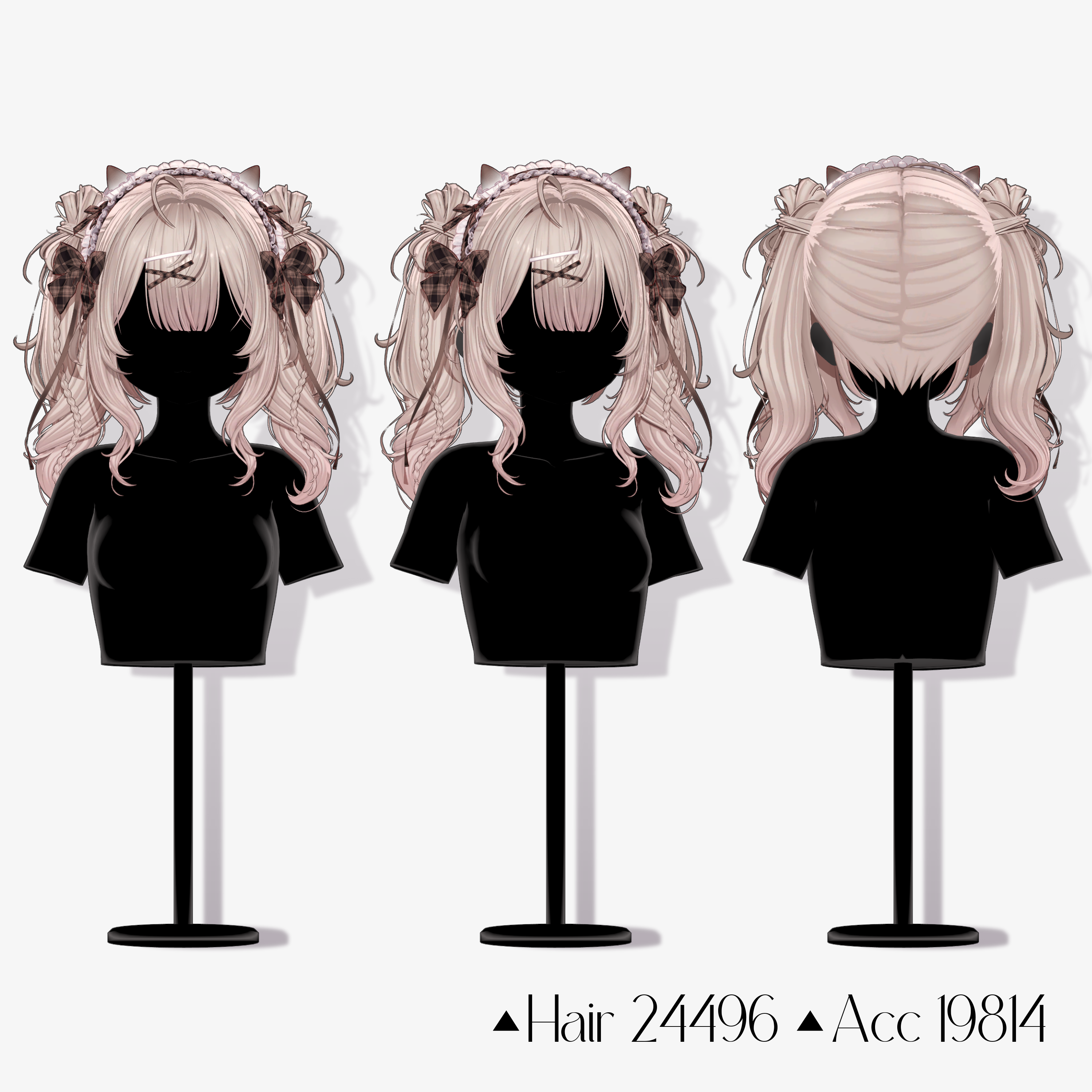 【12 avatars】【VRC Hair】♥ Lino_Hair ♥ - Nanaha - BOOTH