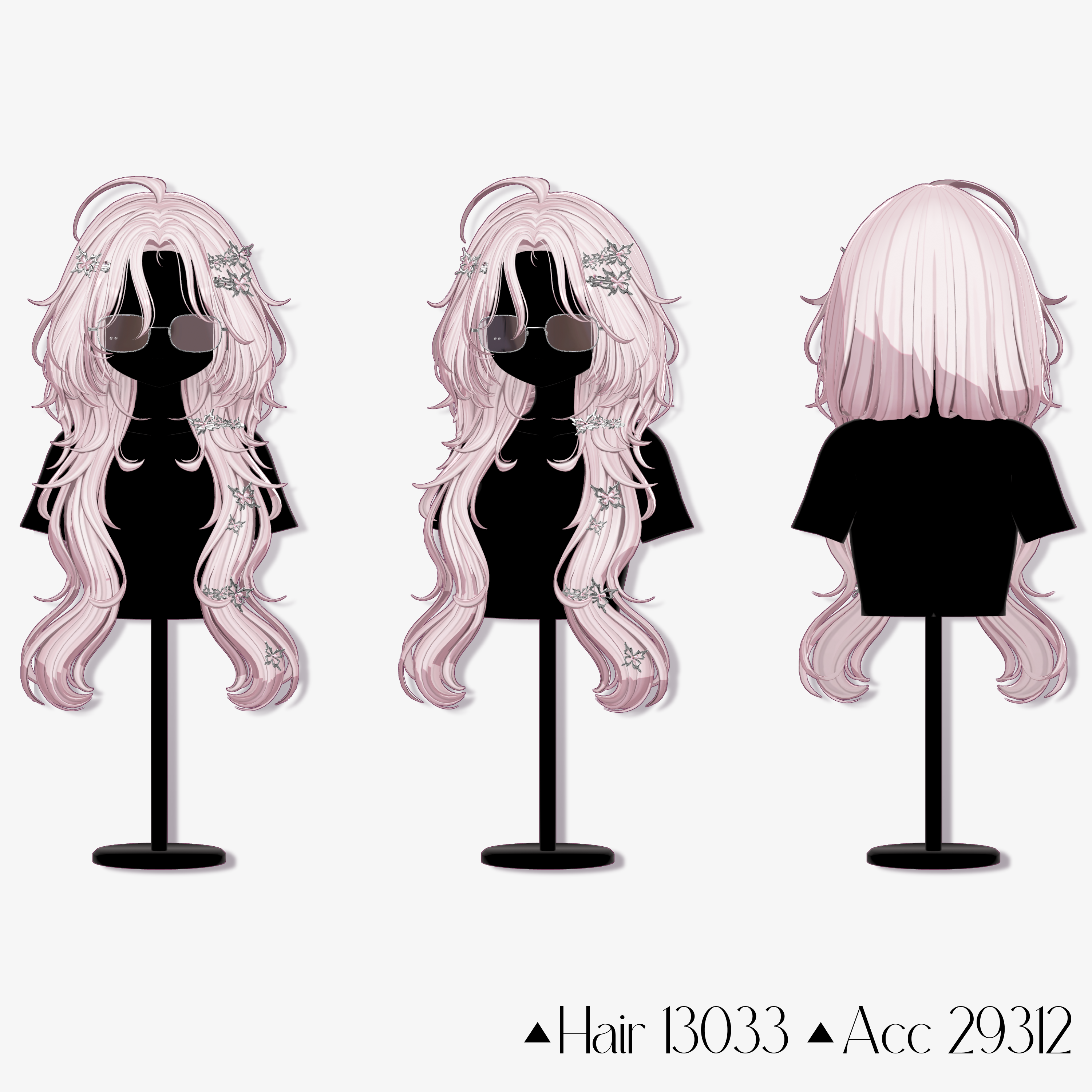【14 avatars】【VRC Hair】♥ Papi_Hair ♥ - Nanaha - BOOTH