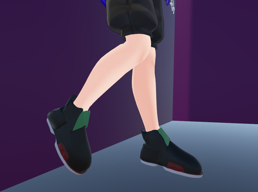 [VRChat向け] Canvas shoes キャンバスシューズ｛ハオラン衣装｝ - 十二ン十色 - BOOTH