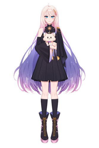 Vtuber Model Pink Galaxy Princess - leevine - BOOTH