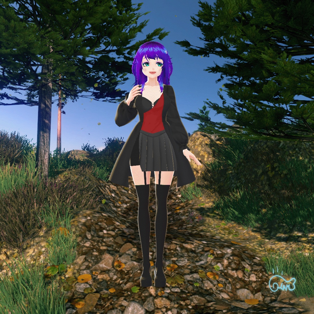 [Vroid] Simply Gothic - Ham Hams Outfits Shop - BOOTH
