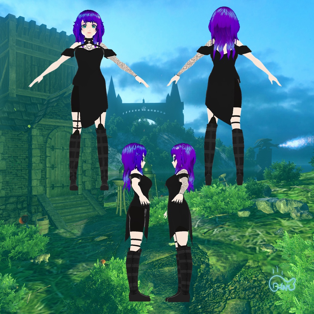 [Vroid] Gothic idol - Ham Hams Outfits Shop - BOOTH
